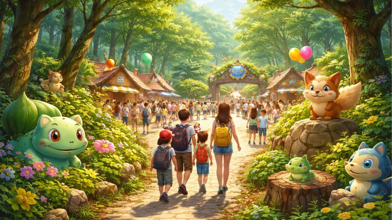 Explore PokePark KANTO: Tokyo's Outdoor Pokémon Wonderland